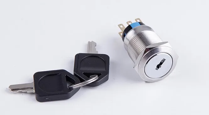 19mm waterproof Key lock switch(Three position key lock switch)|switch ...