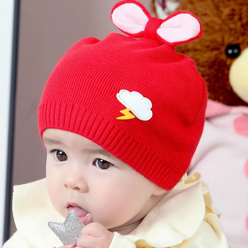 children Hat Autumn and winter Flaky clouds Cute Warm Hats Toddler Kids ...