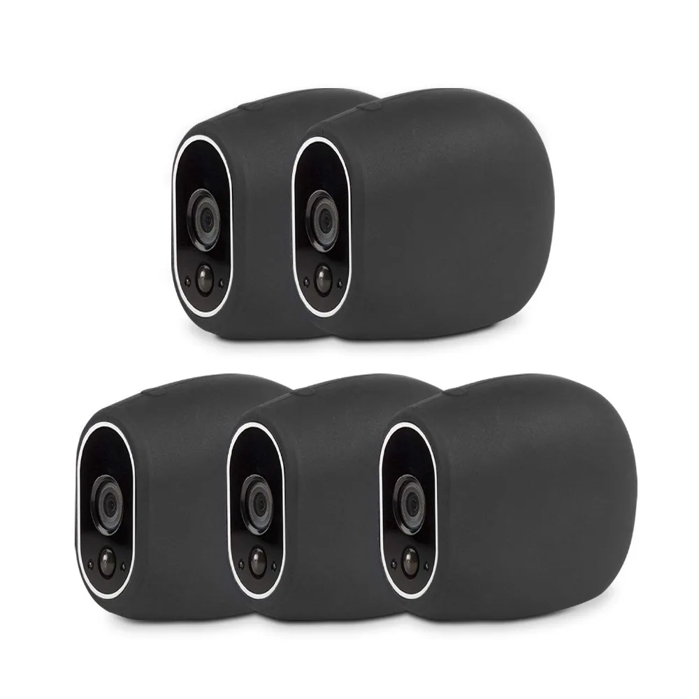 5 PCS Black Silicone Rubber Housing Cases Protective Skin Wire free ...