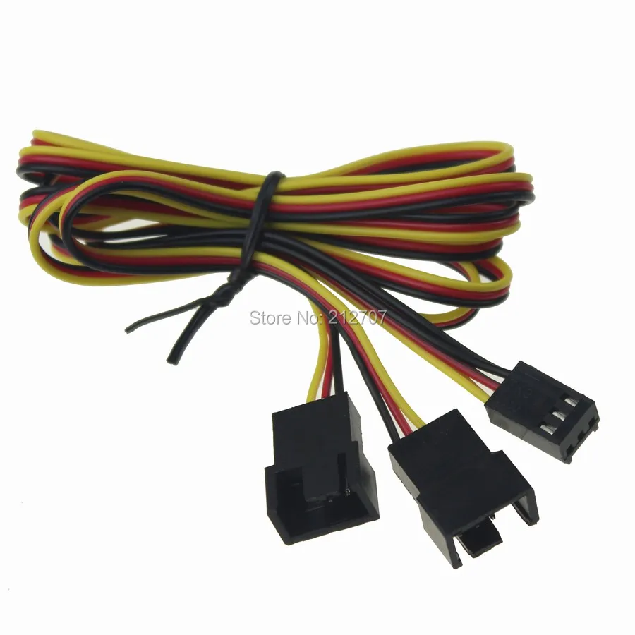 1Piece 30CM 3 Pin to 3 Pin PC Computer Case Fan Y Splitter Connector ... 1Piece 30CM 3 Pin to 3 Pin PC Computer Case Fan Y Splitter Connector ...