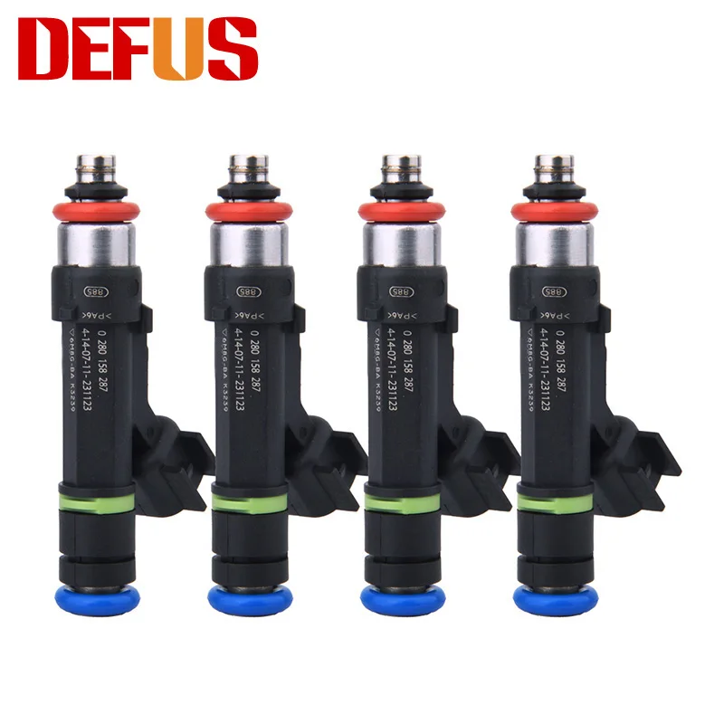 4x Original Fuel Injector Oem 0280158287 For Mazda 3 5 6 Mx5 1.8-2.3 ...
