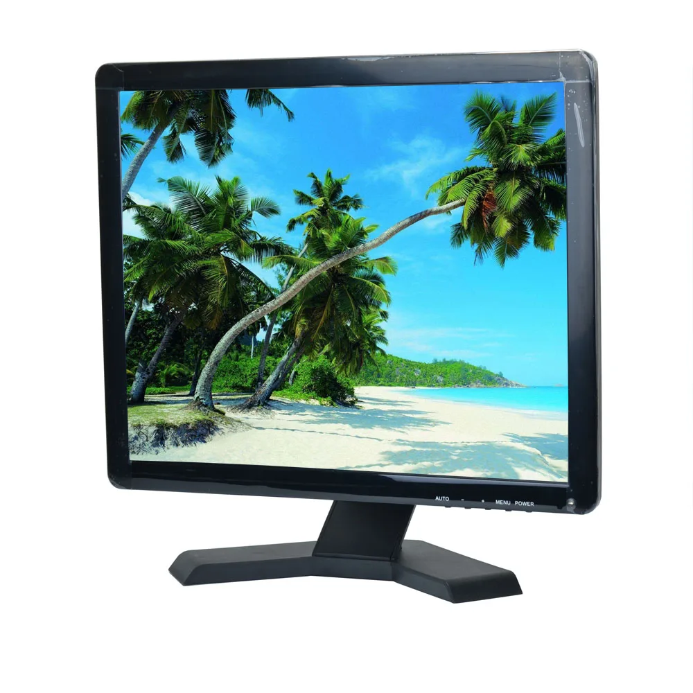 17" inch TFT CCTV LCD 4:3 LCD Color Monitor Screen Display BNC/VGA/AV ...