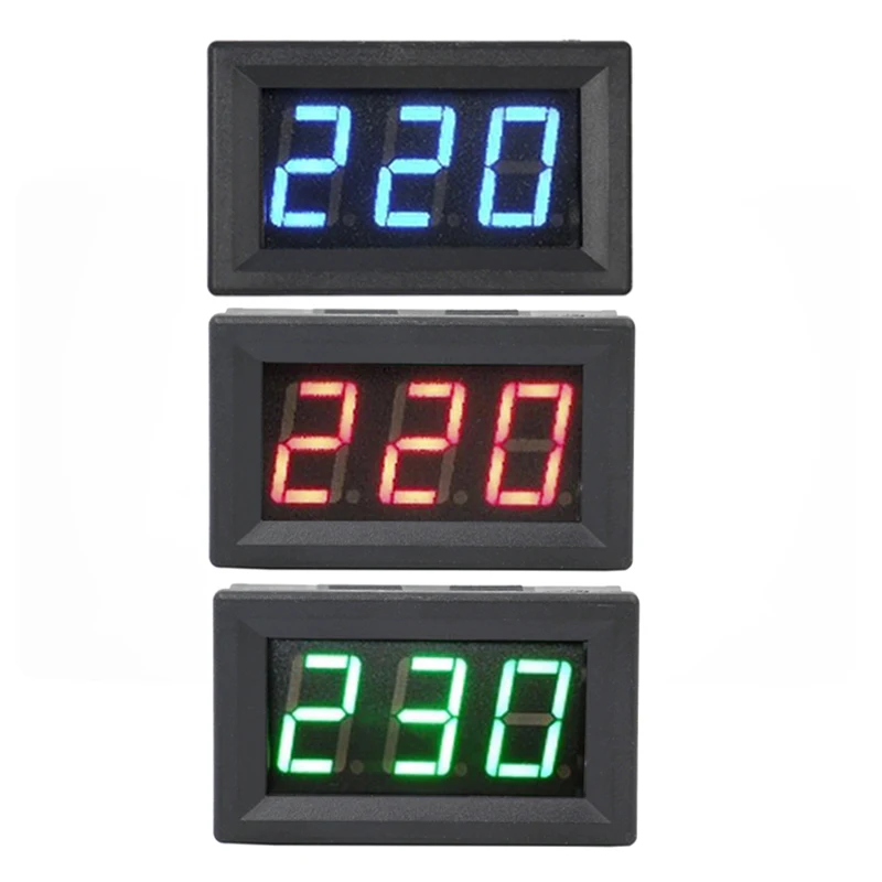 YB27A Digital Electrical AC60 300V /AC60V 500V Voltmeter Voltage ...