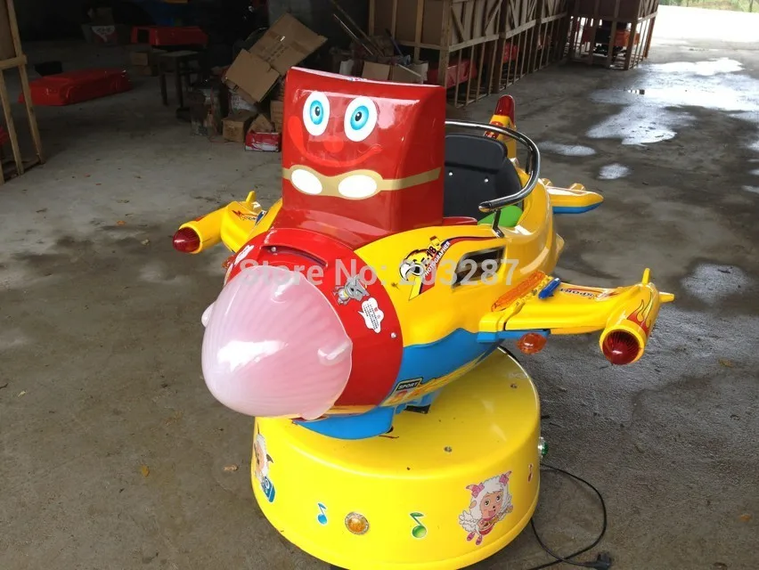 coin operated kiddie rides, rocking swing machine, rotary airplane-in ...