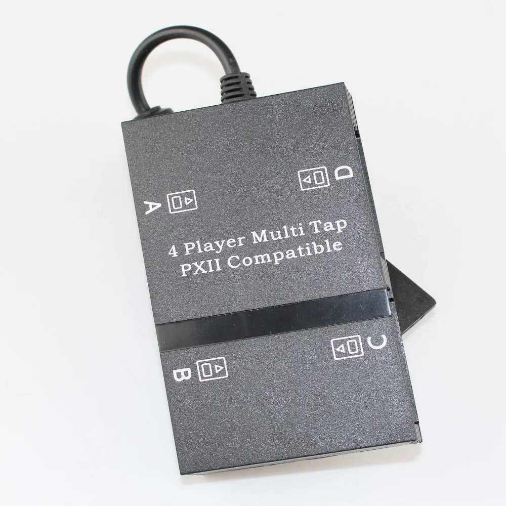 Black 4 Player Multitap Multi Tap for Sony PS2 PlayStation 2 NEW Free ...