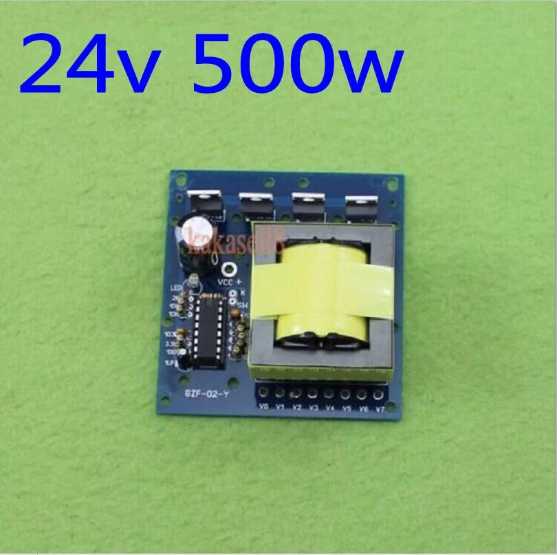500w Inverter Boost Board Transformer Power Dc 12v 24v To Ac 220v 380v ...