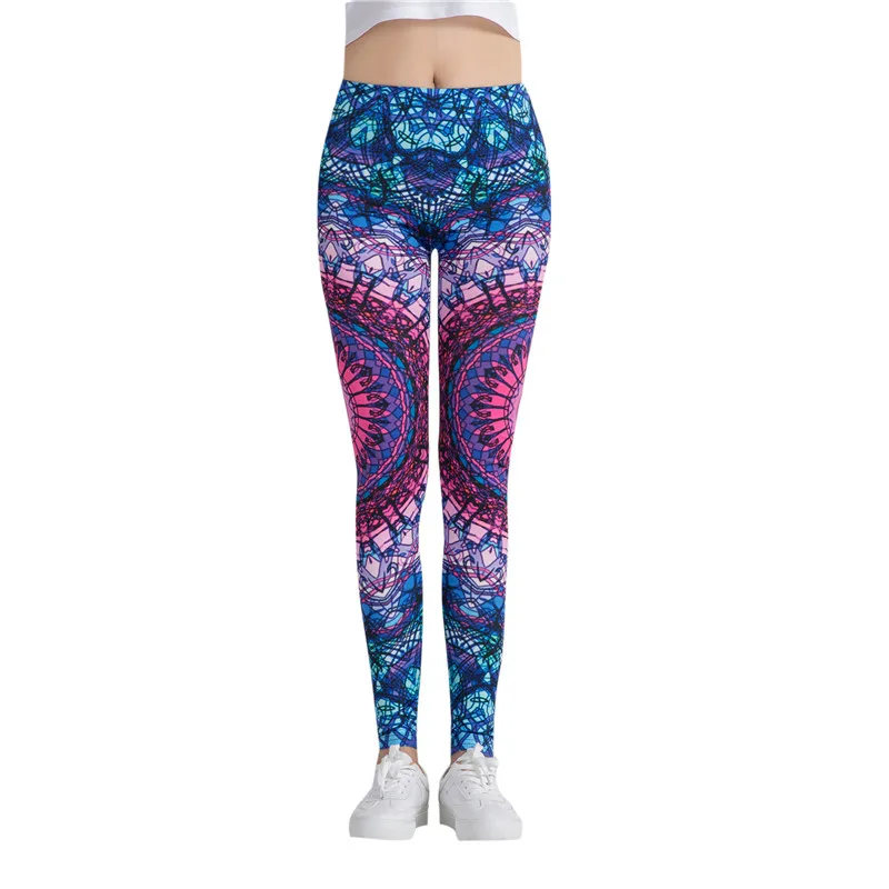 2018 New Sexy Leggings Fitness Women Leggings Space Galaxy Printing