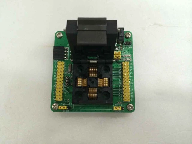 Yamaichi IC Test Burn-in Socket STM32 Adapters STM32-QFP48, 12/05/2023