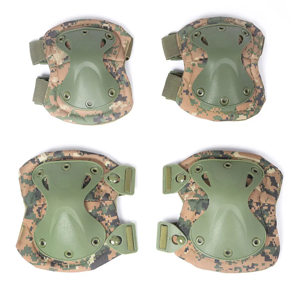 Military Tactical Knee Pads set Combat Airsoft Paintball Gear Hunting ...
