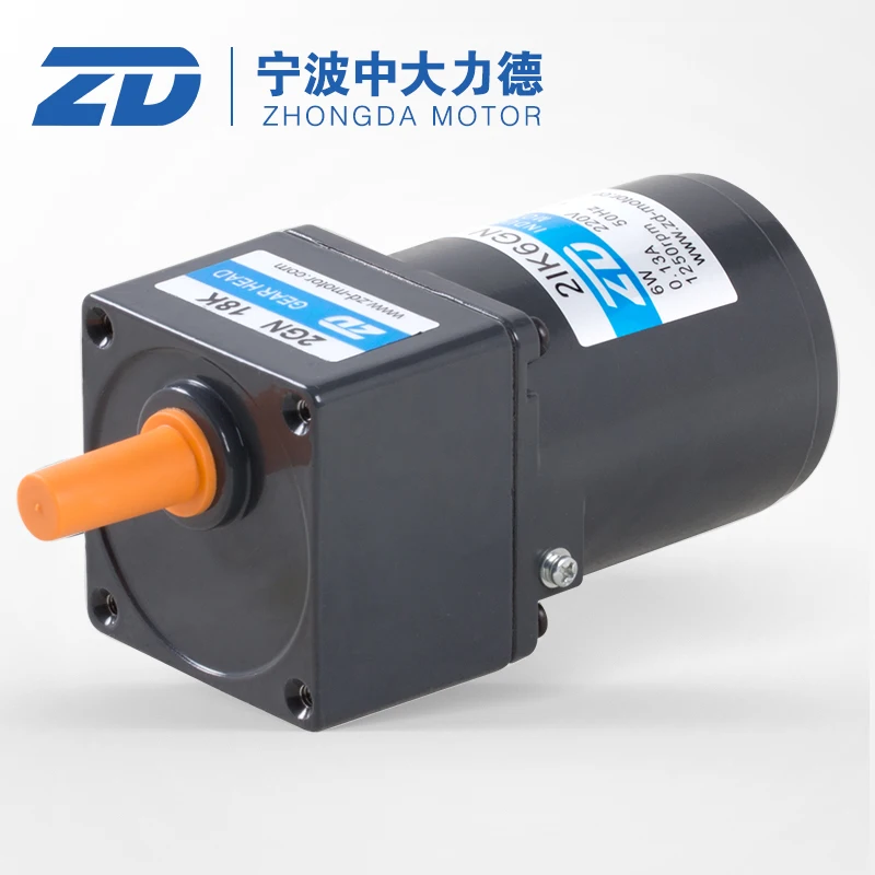 Miniature 60mm 6w Single Phase Retarded Asynchronous Motor Small Motor ...