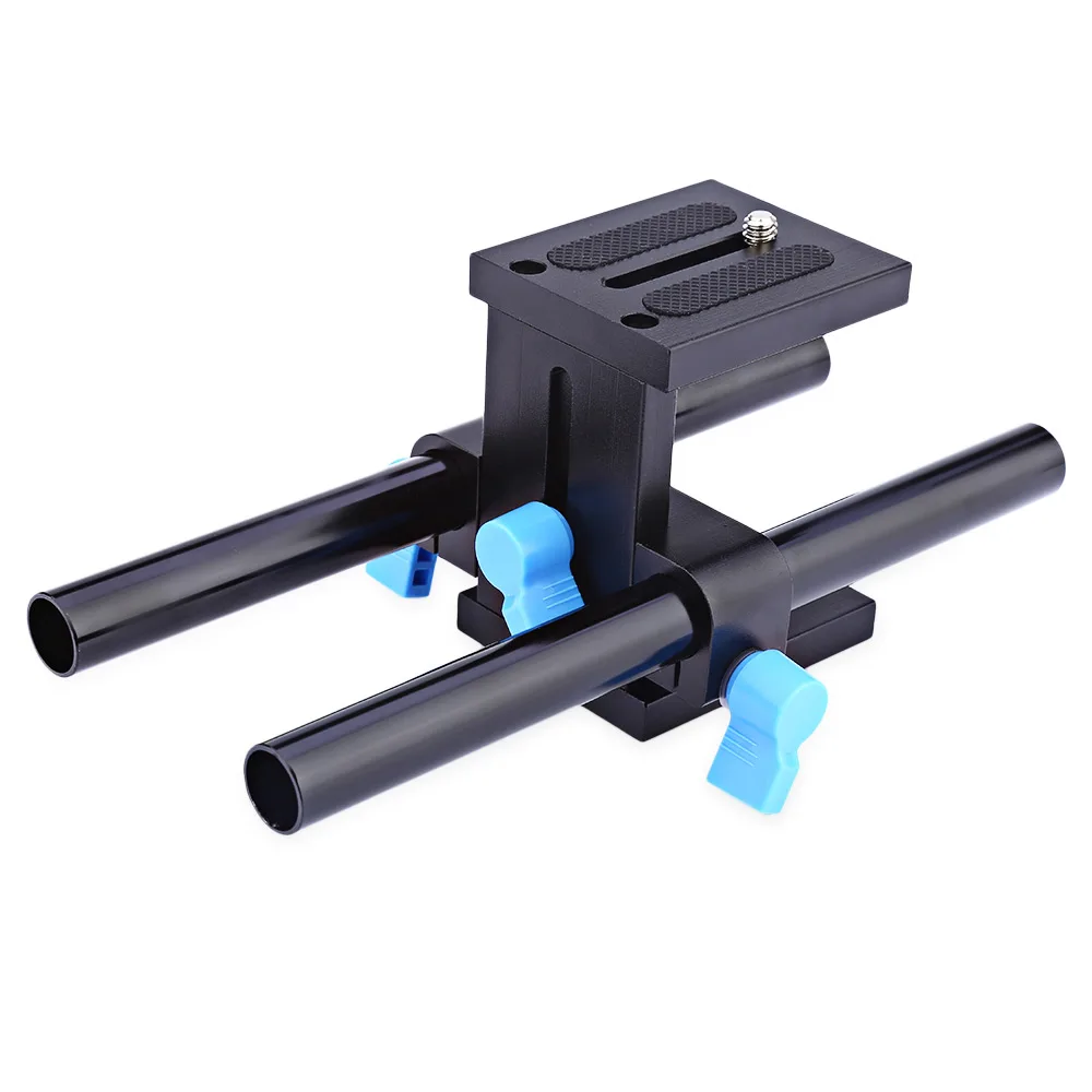WEIHE Universal Aluminum 15MM Camera Rail Slider With 1/4 Quick Release ...