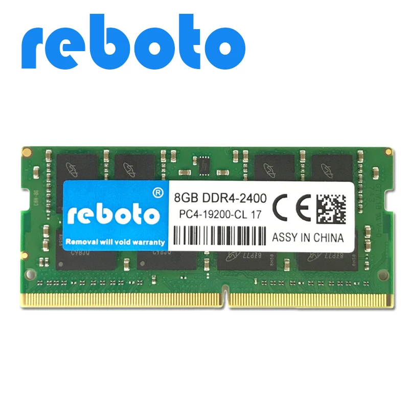Reboto Ddr4 8gb Laptop Memory Ram 2133mhz 2400mhz Memoria260 Pin Sodimm