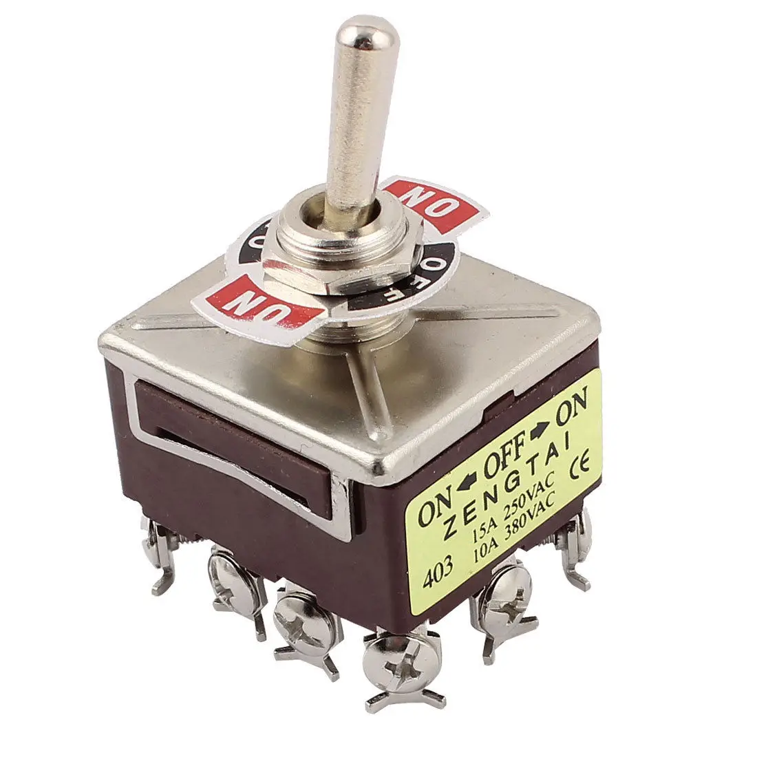 3 Position 4PDT ON OFF ON 12 Pin Toggle Switch 10A/380VAC 15A/250VAC-in ...