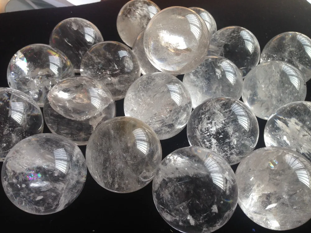Natural Clear Quartz Crystal ball feng shui quartz crystal healing ...