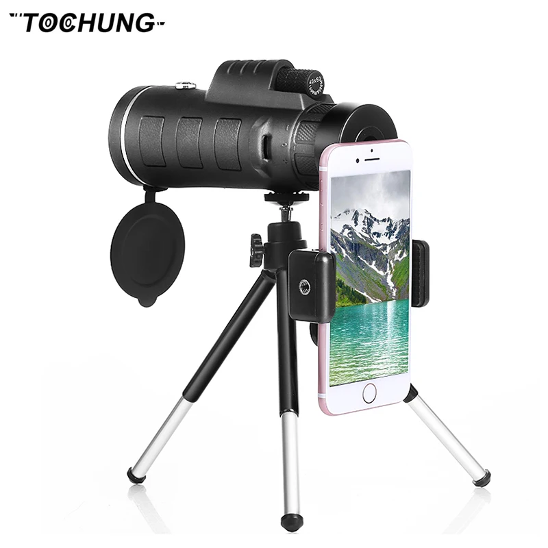 High quality 40x60 powerful monocular telescope large handheld military ...