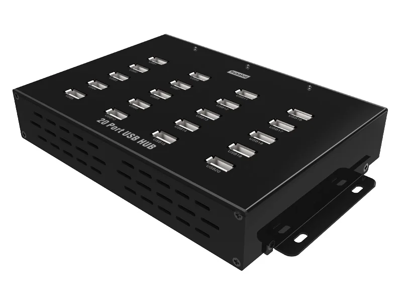 20 Port USB 2.0 Hub with Power Adapter Multi port USB HUB-in USB Hubs ...