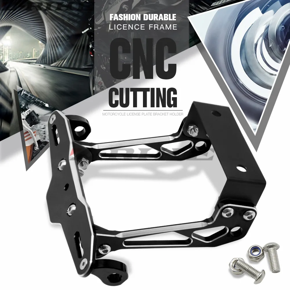 Motorcycle CNC Aluminum License Plate Bracket Licence Plate Holder ...