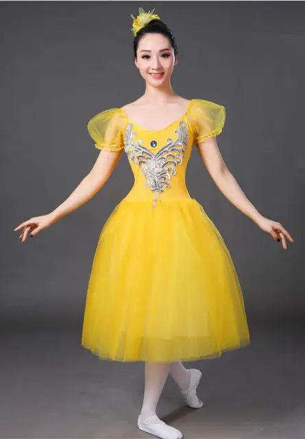 Adult white Swan Lake Ballet dancing dress Women Ballroom Ballet ...