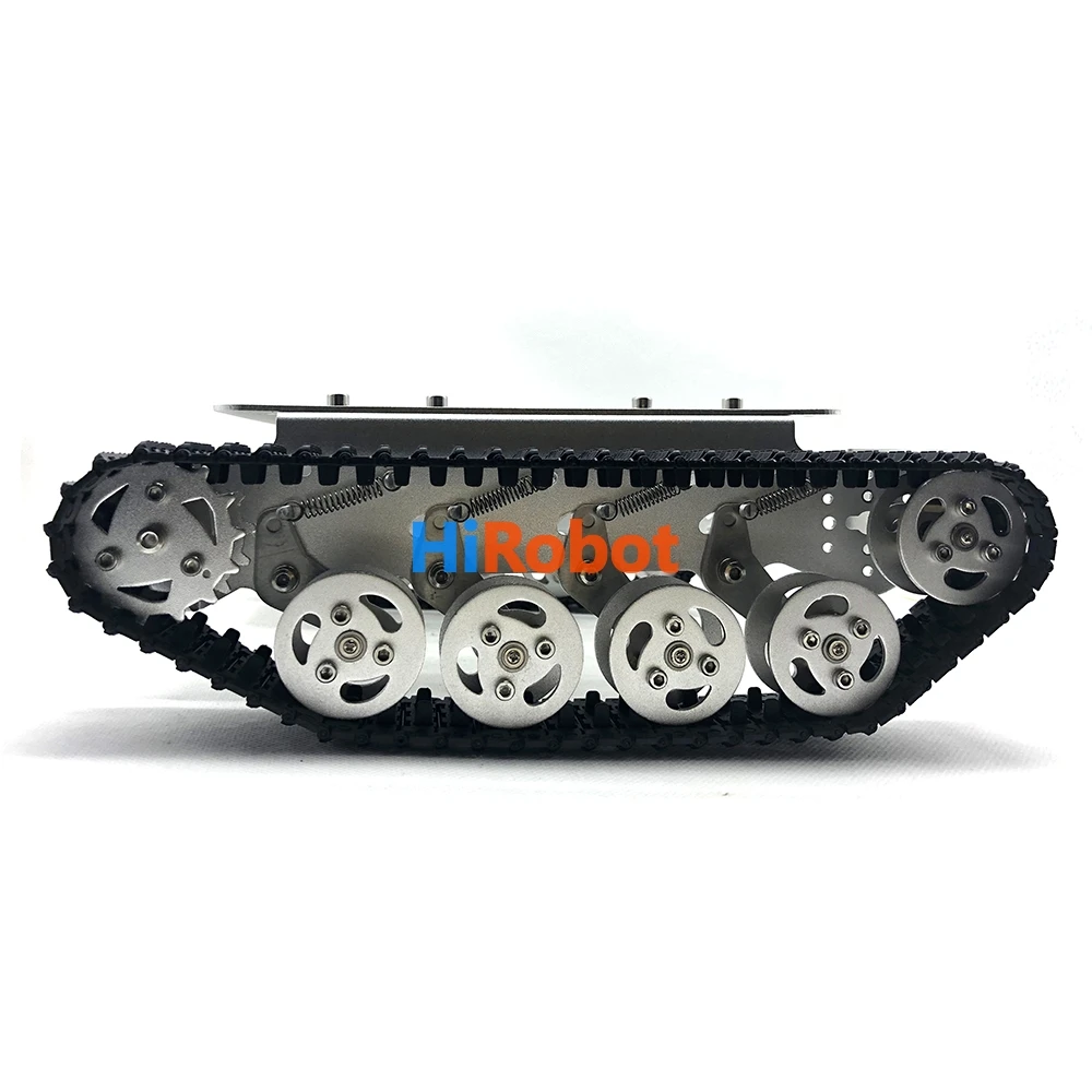TS100 Metal Rc Robot Tank Car Chassis Shock Absorption Car With ...