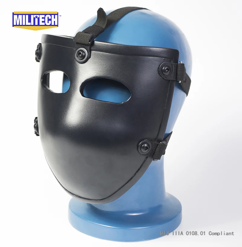 Ballistic Mask Bullet proof Visor NIJ level IIIA 3A Kevlar Bulletproof ...