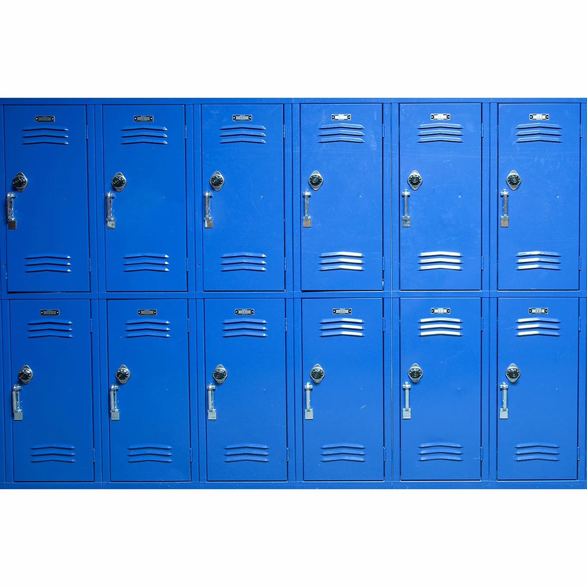 Blue High School Lockers