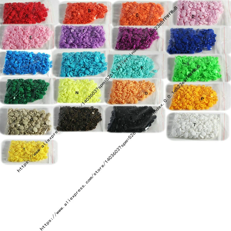 Wholesale Price 50 Sets M T5 Baby Resin Snap Buttons Plastic Snaps ...