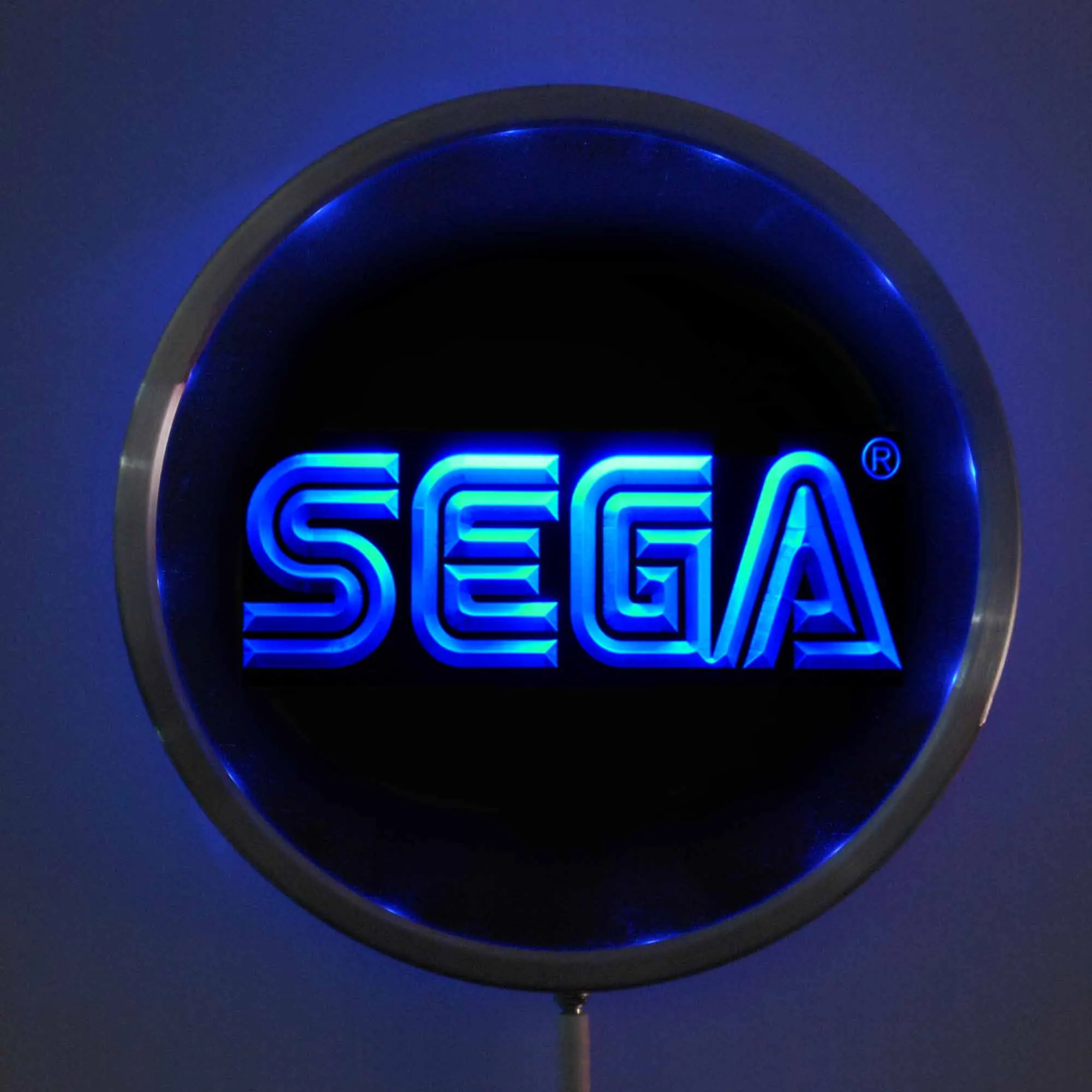 rs e0054 Sega LED Neon Light Round Signss 25cm/ 10 Inch Bar Signs with ...