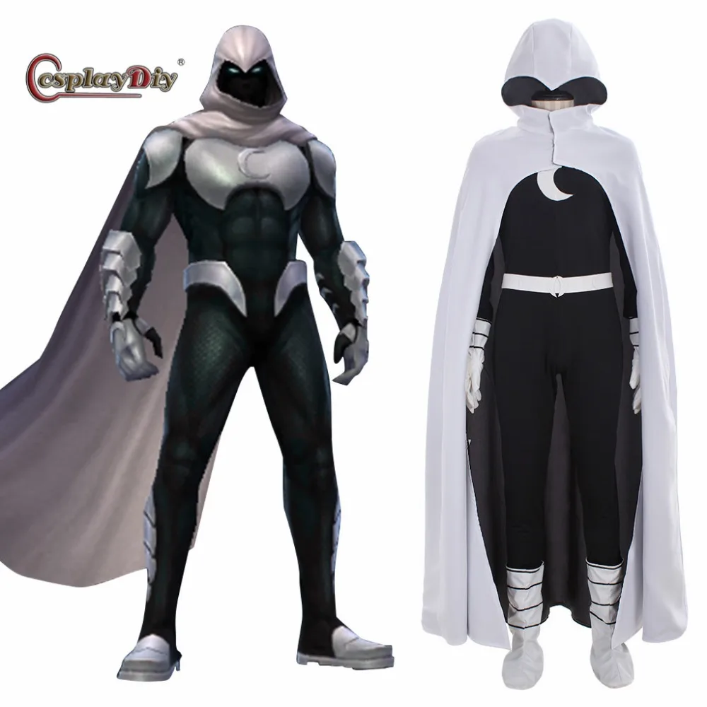 Cosplaydiy Marvel Comics Moon Knight Cosplay Costume Adult Men ...