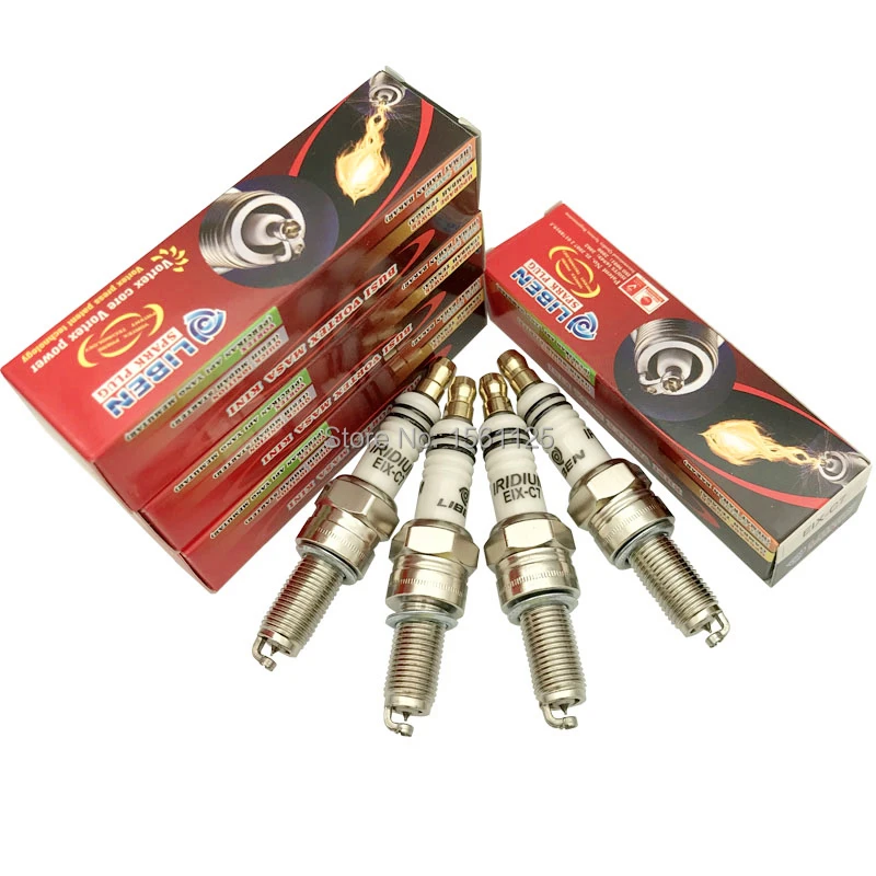 2PCS/LOT VORTEX IRIDIUM motorcycle spark plug EIX C7 for CR7E C7E ...