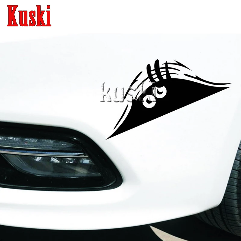 Funny Peeking Monster Car Stickers For Honda Civic 2006-2011 Accord Fit ...