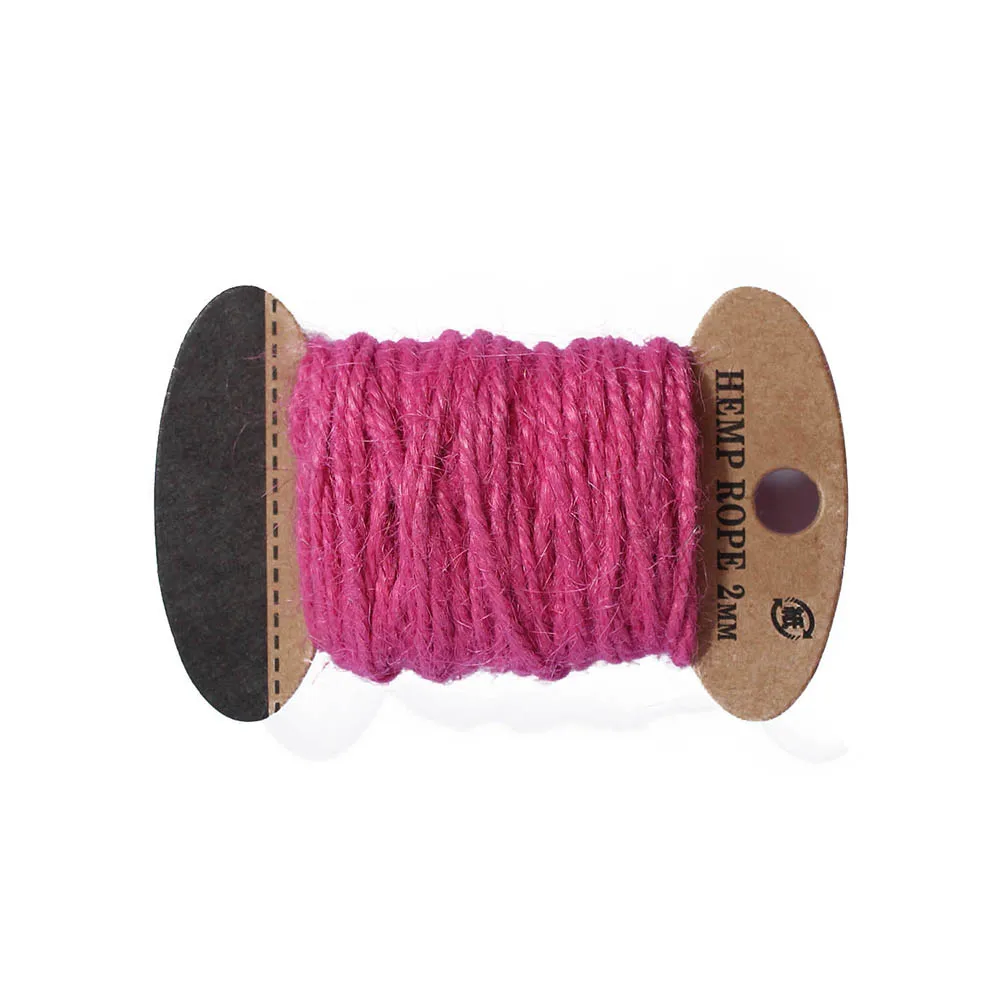 2 мм 10 метров красочные DIY ручной пеньковый Шпагат Веревка струна ...