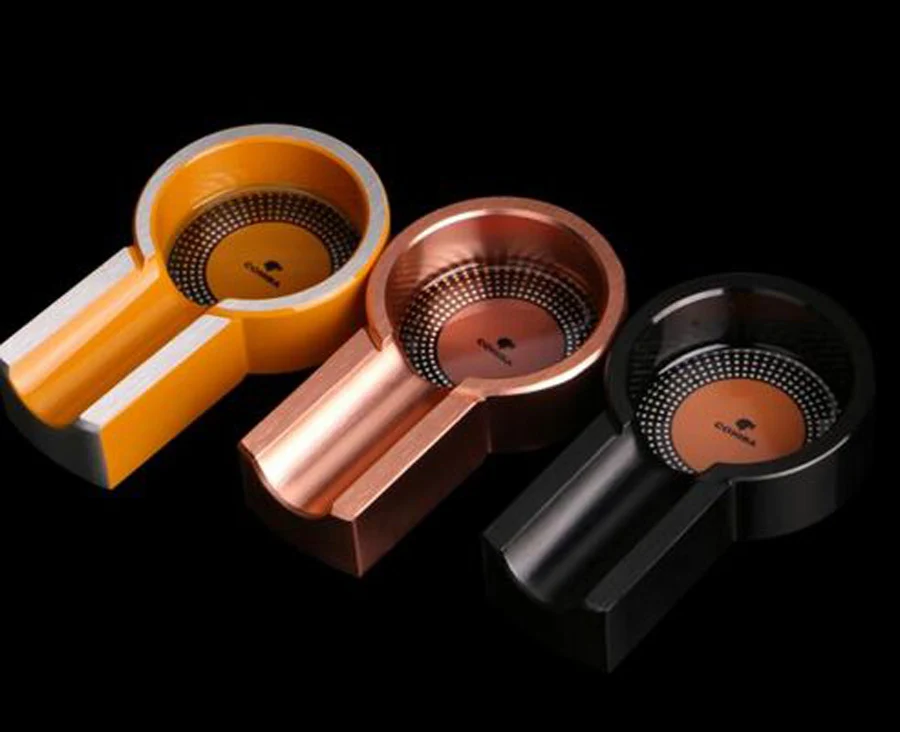 Ashtray Mini Smoking Ash Tray Small Titanium Alloy Metal Pocket Travel ...