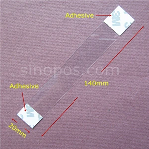 Adhesive PVC Display Wobbler Arms, promotional advertising jumping card ...
