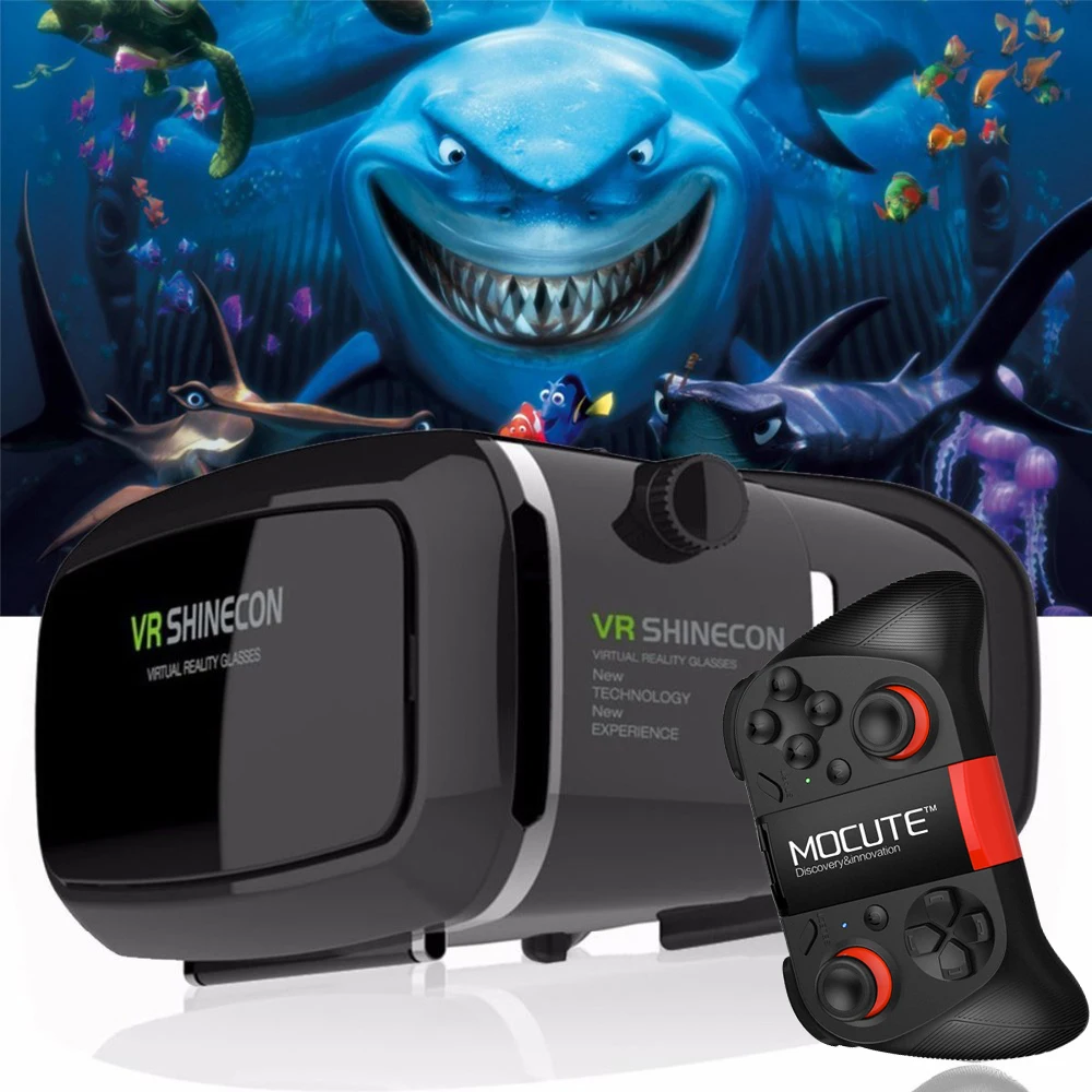 HOT! 2018 Original shinecon VR Google cardboard VR with Headphone VR ...