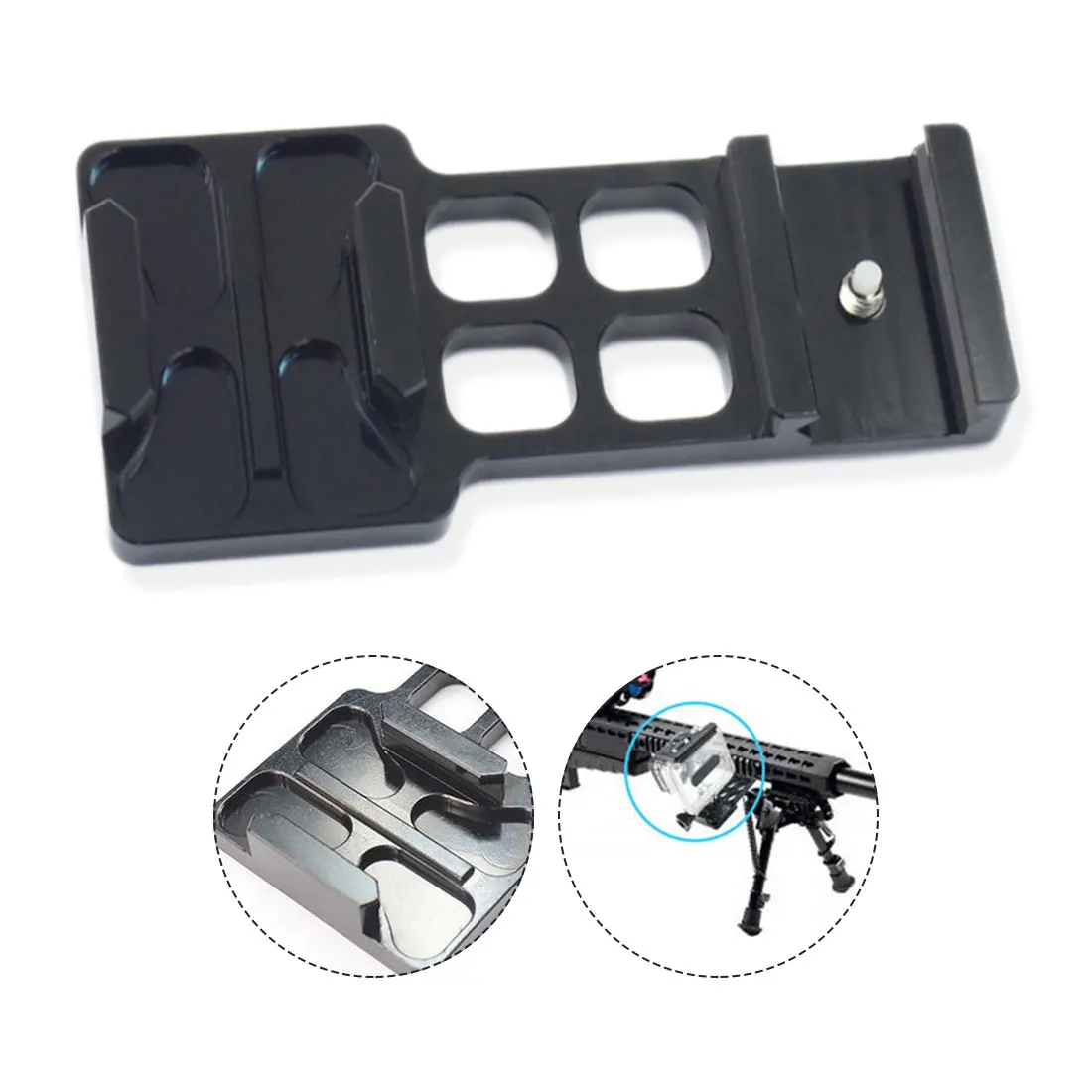 Huis Foto en camera Cantilever Picatinny Weaver Gun Mount For 20mm Rail ...