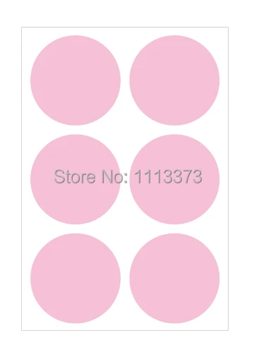 3cm Hot Pink Circle Sticker Seals Round Sticker - Stickers - AliExpress
