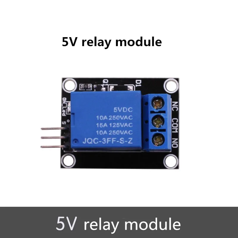 Módulo de relé unidireccional 5V, Arduino de pequeño volumen, desarrollo extendido, bricolaje ...