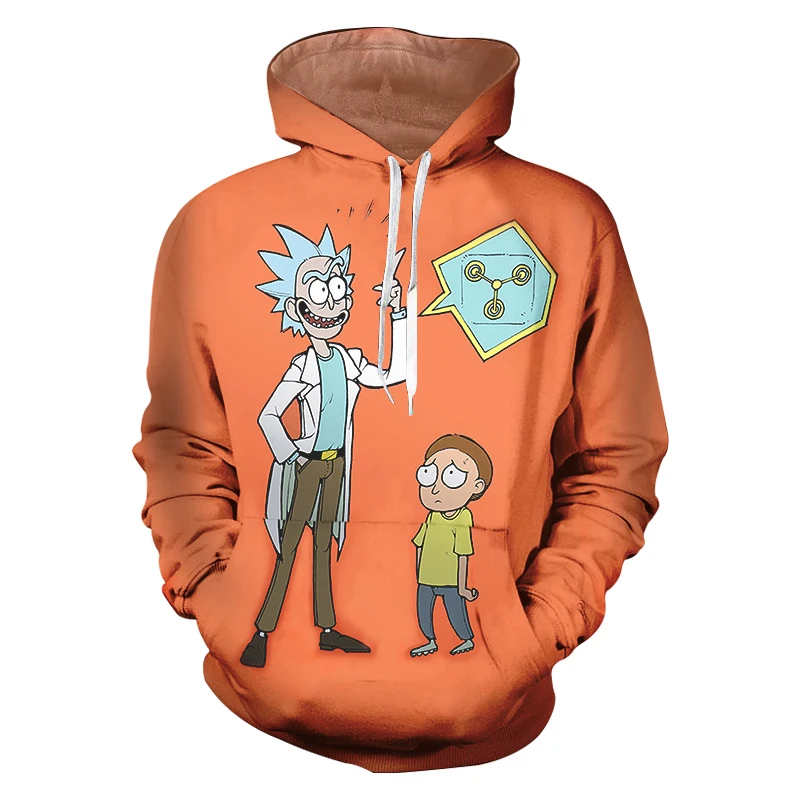 Anime Rick And Morty Hoodies 3d Print Men Hoodie Hoody Man Hip Hop
