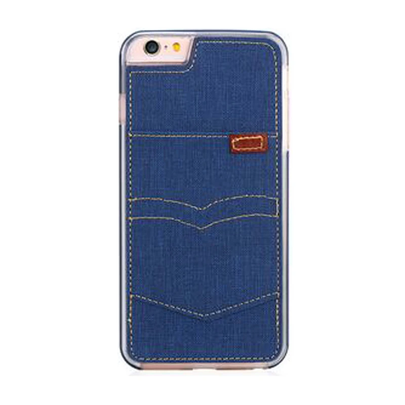 2017 Fashion cartoon jeans pocket with card tpu cell phones case For ...