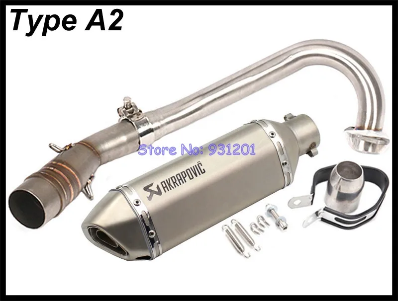 Motorcycle for Yamaha Xmax300 Xmax250 Full System Exhaust Header ...