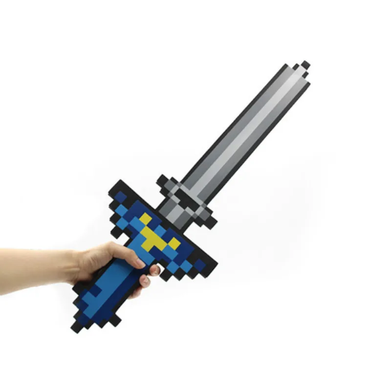 Cool weapons toys Minecraft Sword Colorful EVA Toys Knight of the sword ...