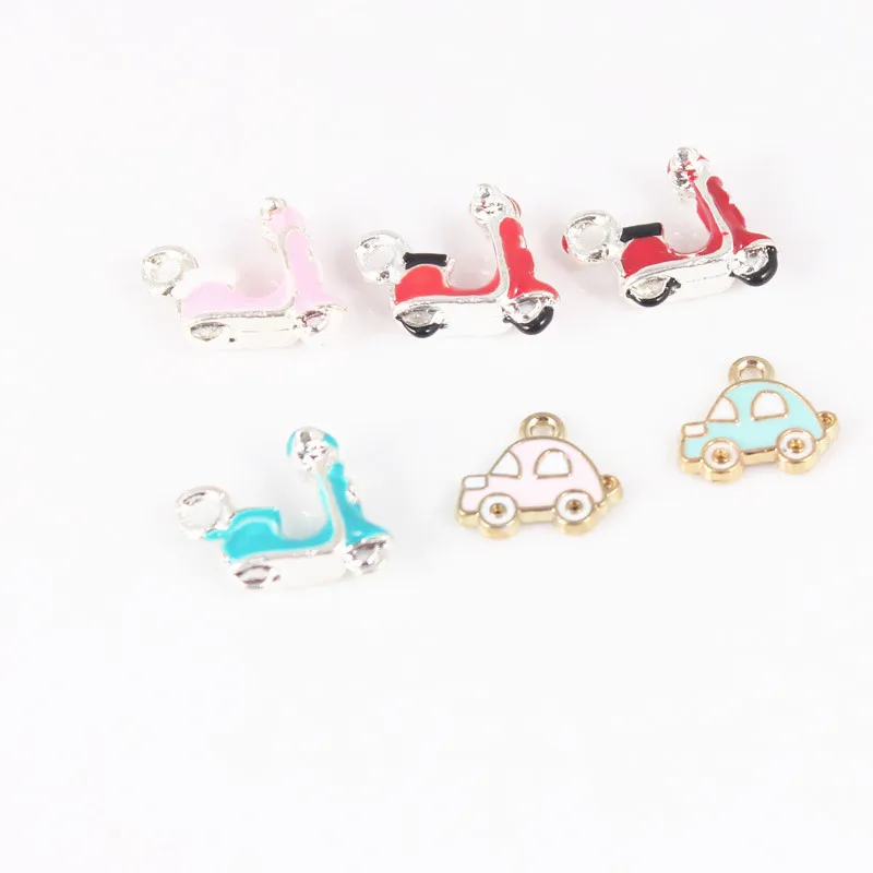 20Pcs/lot 3D Enamel Charms Car Dangle Charms Fit Bracelet Necklace ...