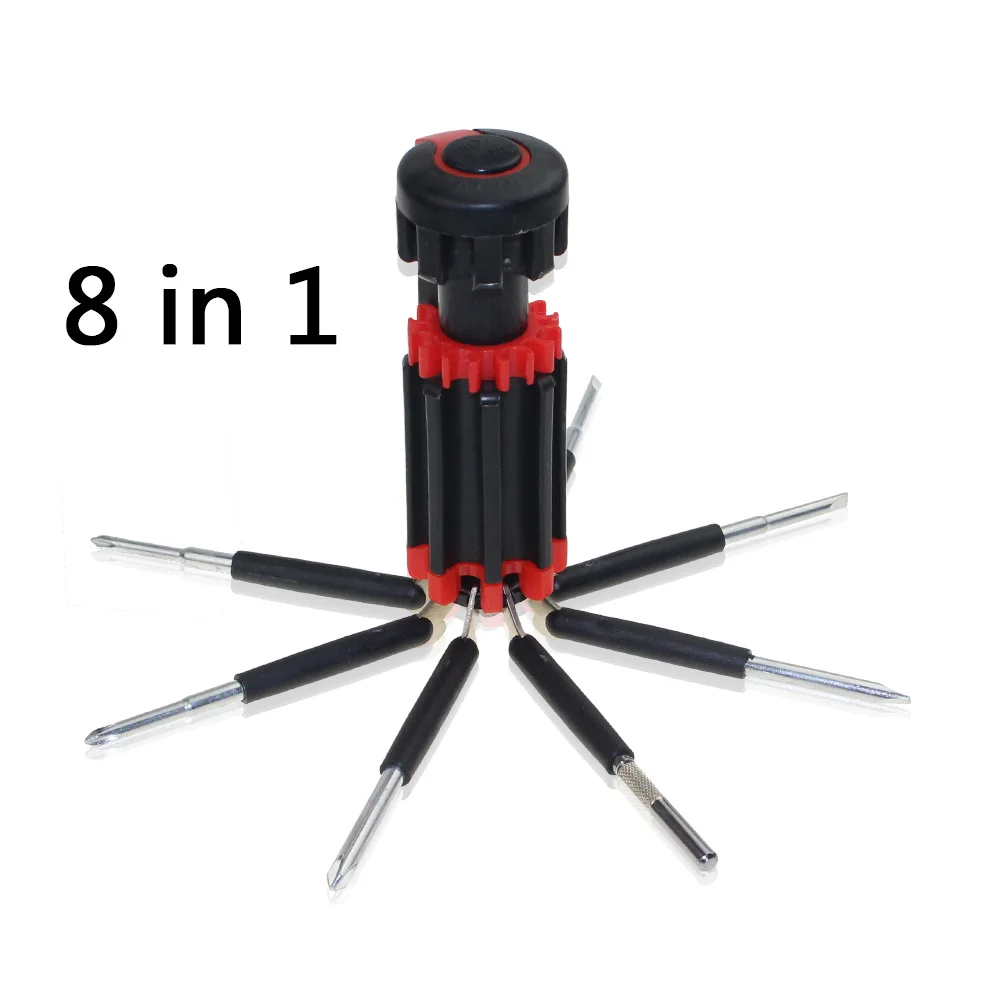 8 In1 Slotted Phillips Screwdriver Precision With LED Light - Beamish