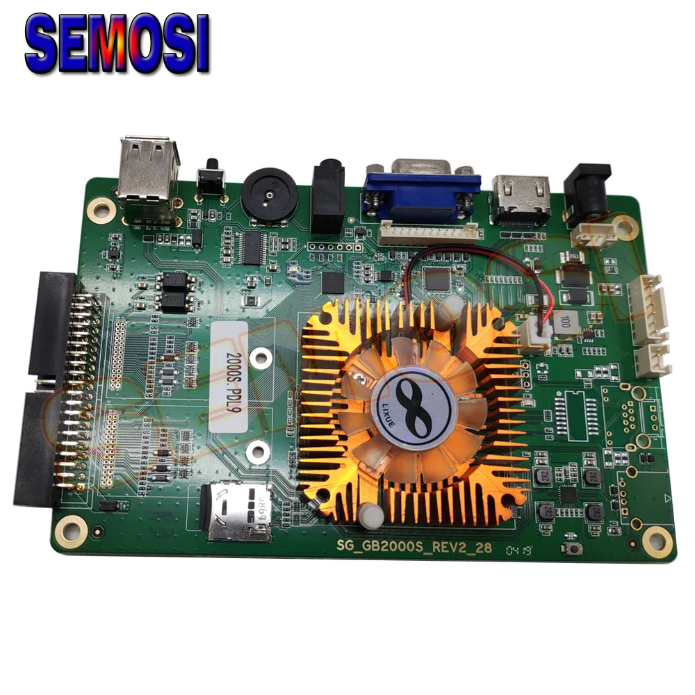 Box 9 1660 in 1 Arcade Game PCB board VGA & HDMI 28 Pin Jamma Connector ...