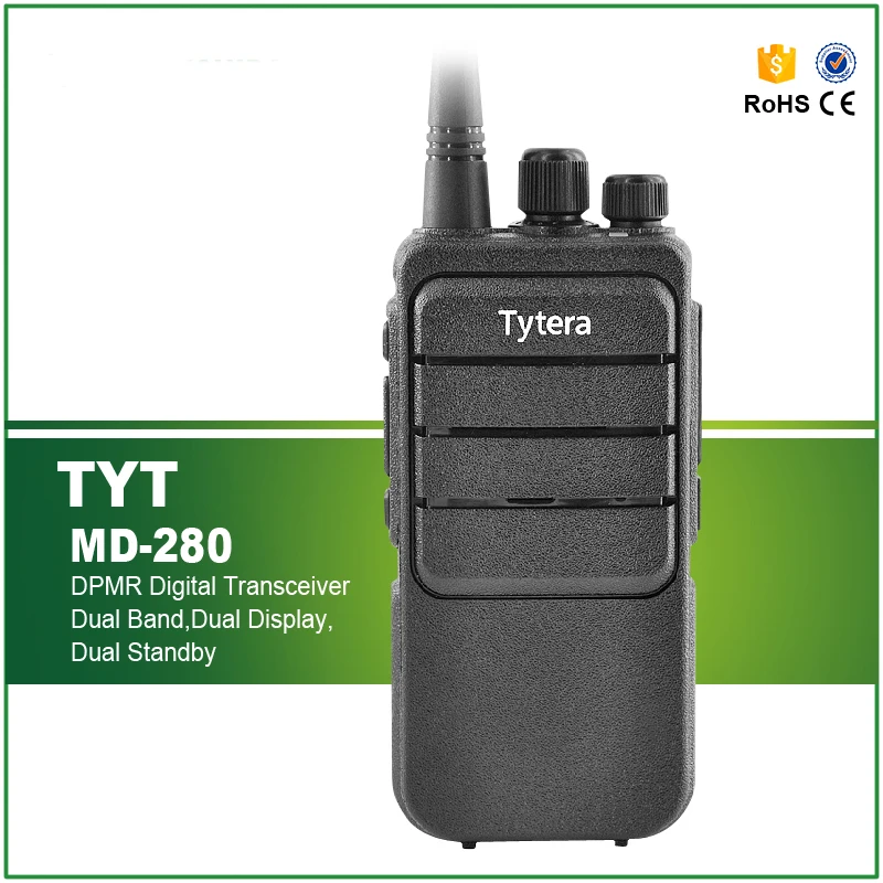 Free Shipping UHF 5W 400 480MHZ Professional DMR Digital Wireless Two ...