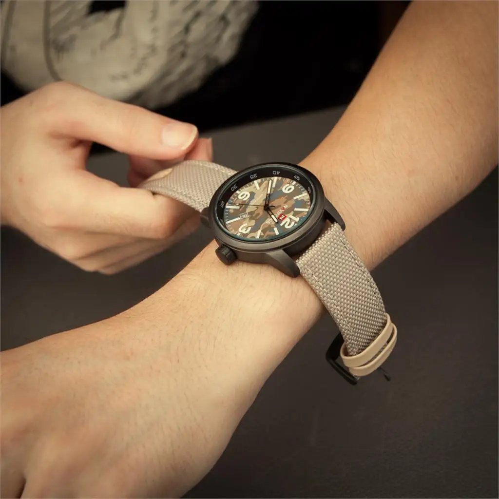 Luxury Army Military Style Quartz Wristwatch