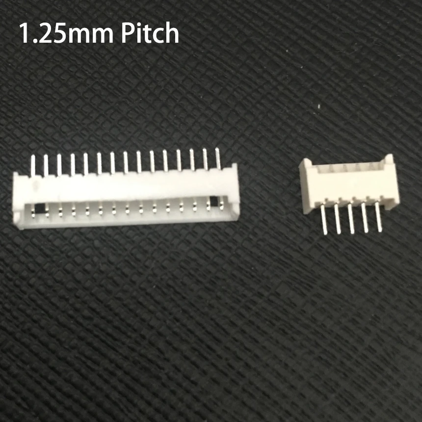 1.25mm Pitch Spacing 10p 11p 12p 13p 14p 15p 16p Plastic Straight Pin ...