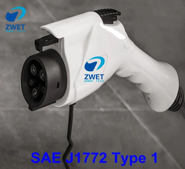 ZWET sae j1772 ev тип 1 штекер EVSE кабель гнездовой разъем для EV SAE ...