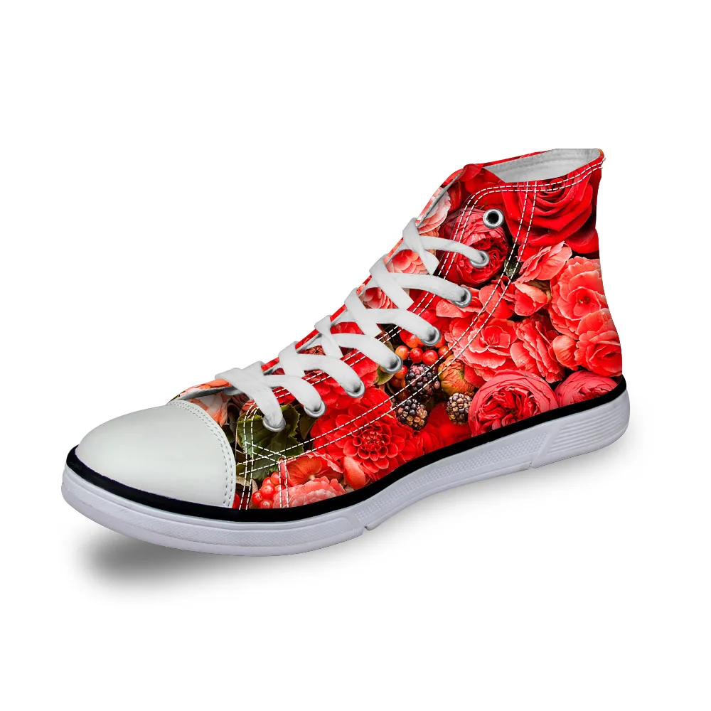 Noisydesigns boys sneakers men casual vintage vulcanized shoes high top ...