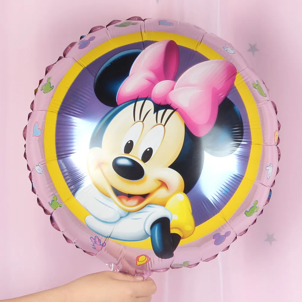 XXYYZZ Free Shipping 18inch Minnie & Mickey Balloons Happy Birthday ...